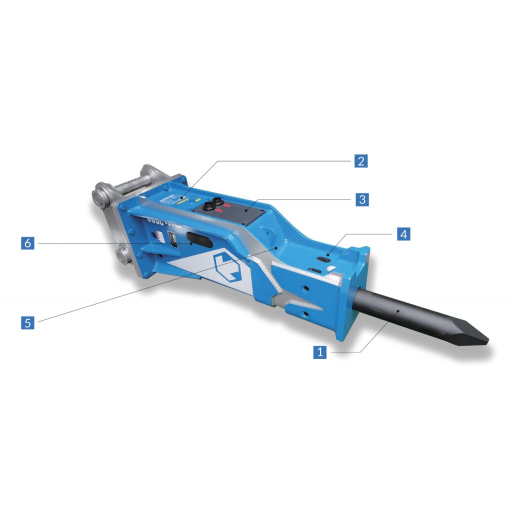 Seria OSC PULVERIZER tip electromagnet